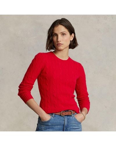 Red Ralph Lauren Sweaters and knitwear for Women | Lyst