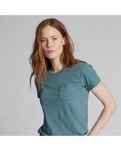 Indigo Blue Tops for Women | Lyst