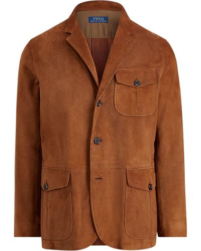 Brown Polo Ralph Lauren Coats for Men | Lyst
