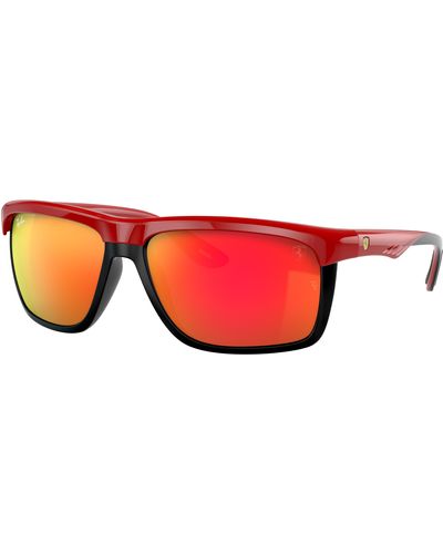 Red Ray-Ban Sunglasses for Women | Lyst