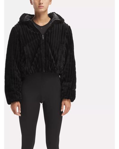 Black Reebok Jackets for Women | Lyst