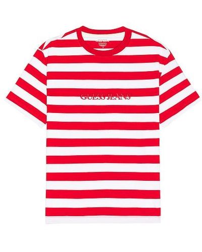 Red Guess Clothing for Men | Lyst