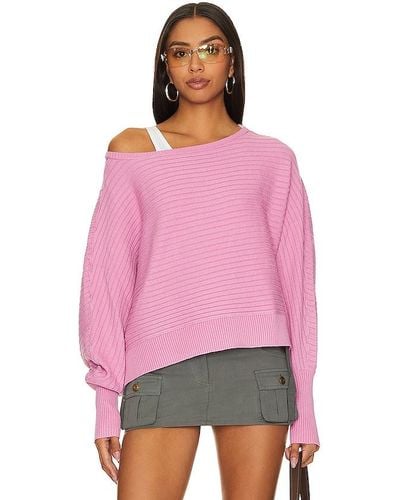 Pink Free People Knitwear for Women | Lyst