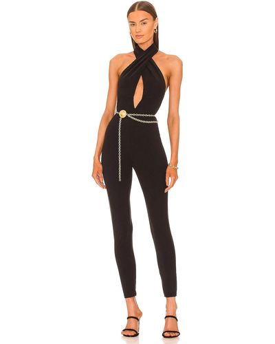 Black Michael Costello Jumpsuits and rompers for Women | Lyst