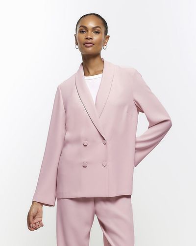 Pink River Island Jackets For Women Lyst