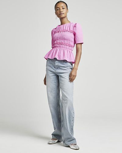 Pink River Island Clothing For Women Lyst