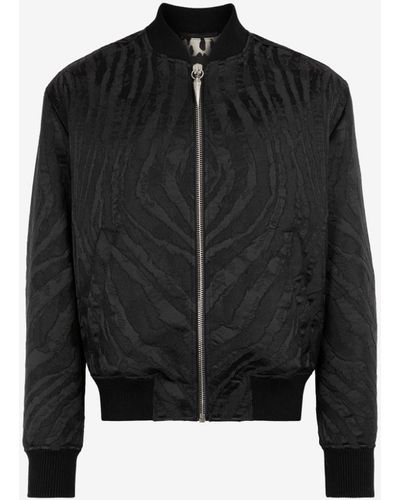 Black Roberto Cavalli Jackets for Men | Lyst