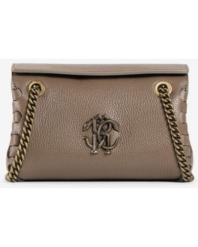 Natural Roberto Cavalli Shoulder bags for Women | Lyst
