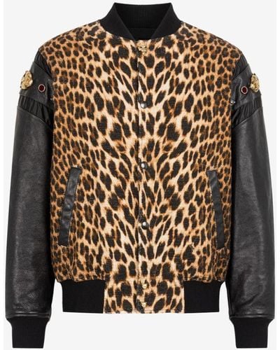 Black Roberto Cavalli Jackets for Men | Lyst