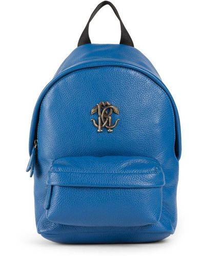Blue Roberto Cavalli Backpacks for Men | Lyst