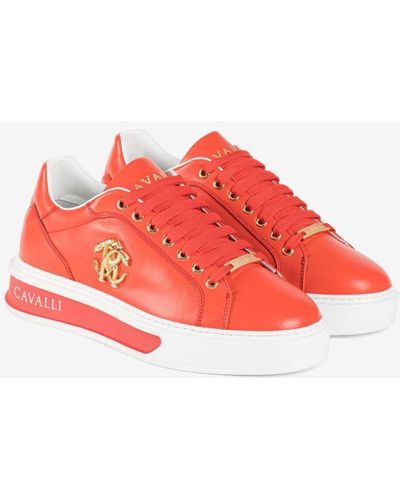 Red Roberto Cavalli Shoes for Women | Lyst