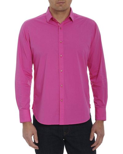 Pink Robert Graham Shirts for Men | Lyst