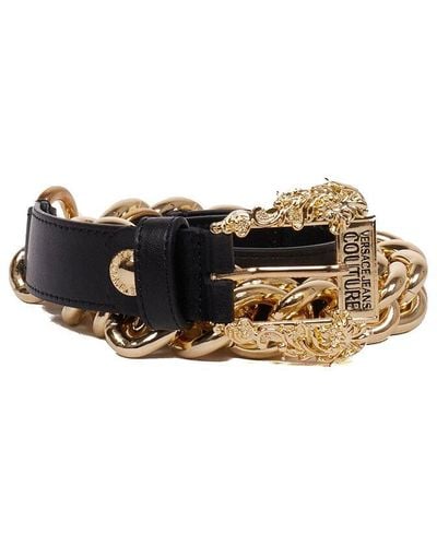 Black Versace Belts for Women | Lyst UK
