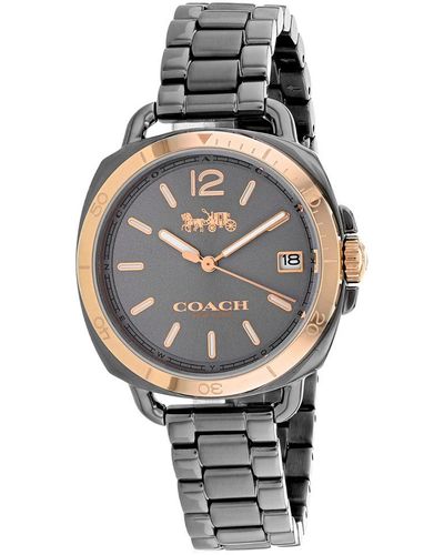 Gray COACH Watches for Women | Lyst