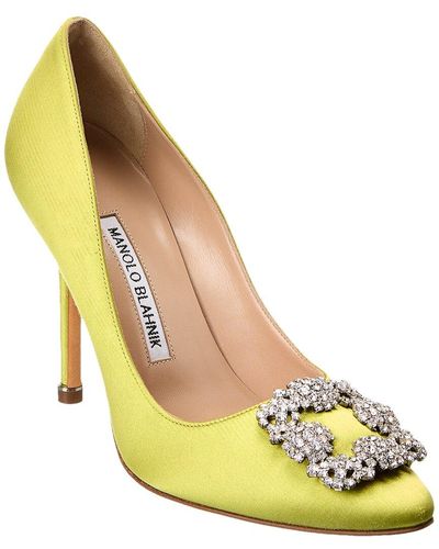 Yellow Pump shoes for Women | Lyst
