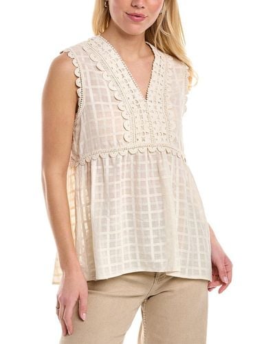 Natural Max Studio Tops for Women | Lyst