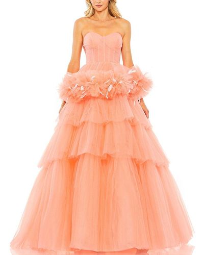 Orange Mac Duggal Clothing For Women Lyst