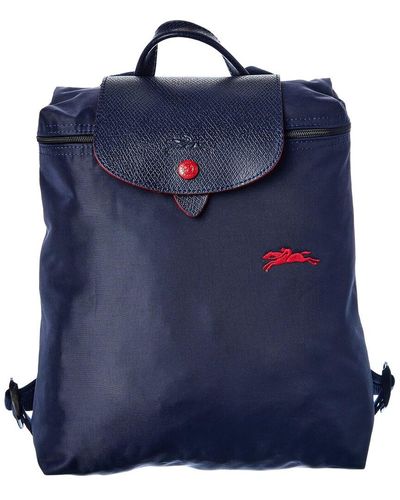 Blue Longchamp Backpacks for Women | Lyst