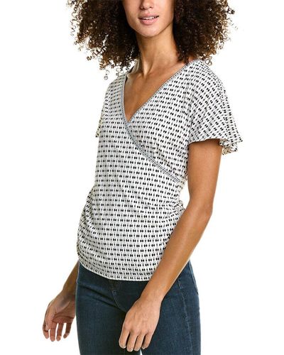 White Wrap Tops for Women - Up to 82% off | Lyst