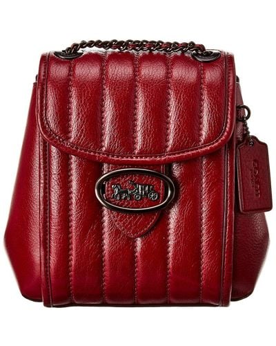 Red COACH Backpacks for Women | Lyst