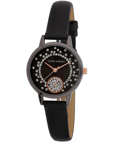 Black Laura Ashley Watches for Women | Lyst