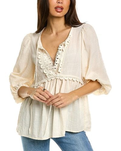 Natural Max Studio Tops for Women | Lyst