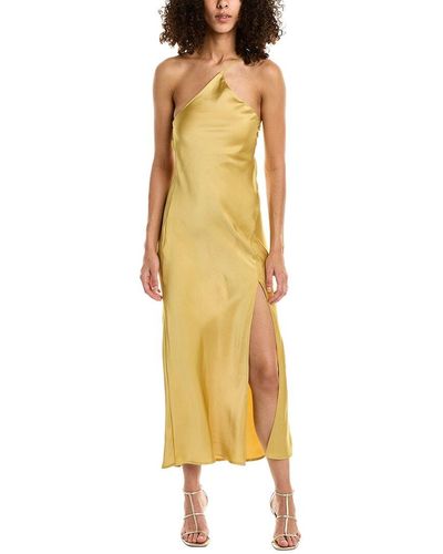 Yellow Slip Dresses for Women - Up to 85% off | Lyst