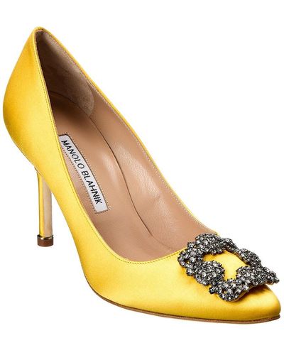 Yellow Pump shoes for Women | Lyst