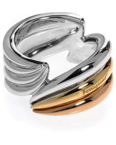 Gray Ferragamo Rings for Women | Lyst