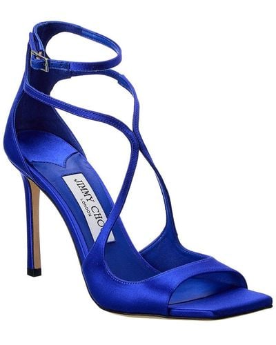 Blue Satin Heels for Women - Up to 85% off | Lyst