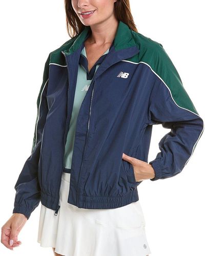 Blue New Balance Jackets for Women | Lyst