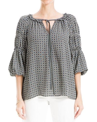 Max Studio Three Quarter Sleeve Tops for Women | Lyst