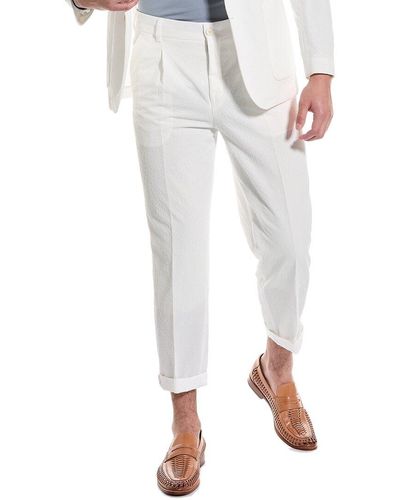 White BOSS Pants for Men | Lyst