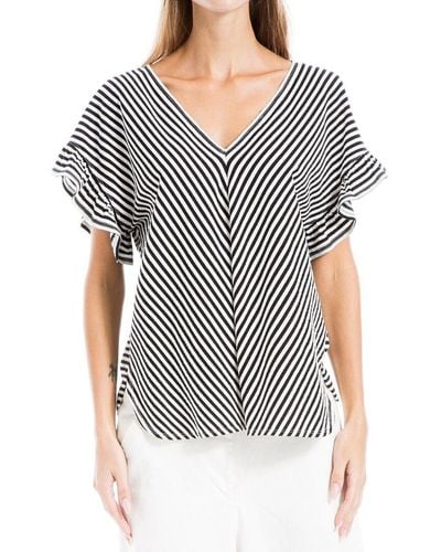 Gray Max Studio Tops for Women | Lyst
