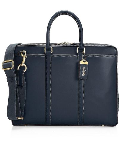 Blue COACH Briefcases and laptop bags for Men | Lyst