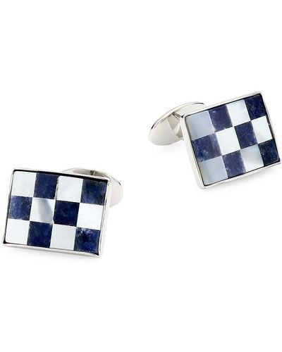 Metallic David Donahue Cufflinks for Men | Lyst