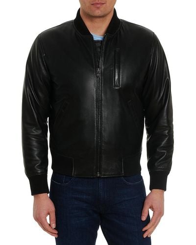 Men's Robert Graham Leather jackets from $655 | Lyst