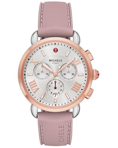 Pink Michele Watches for Women | Lyst