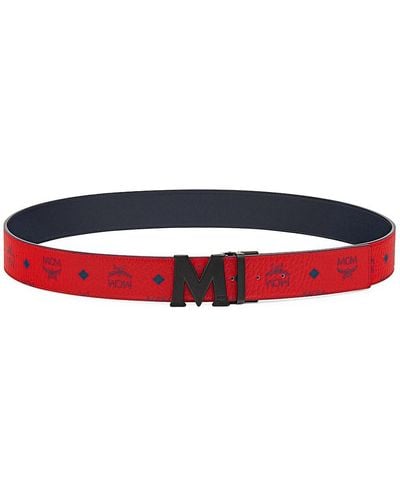 Red MCM Belts for Men | Lyst