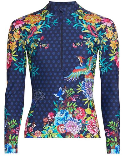 Ocean Blue Tops for Women | Lyst