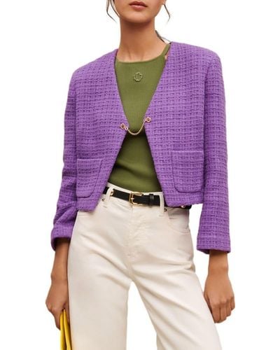 Purple Maje Jackets for Women | Lyst