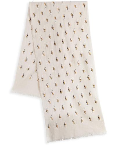 Natural Polo Ralph Lauren Scarves and mufflers for Men | Lyst