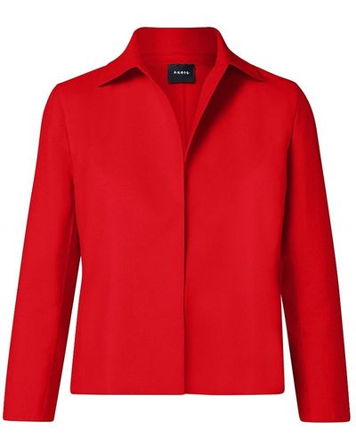 Red Akris Jackets for Women | Lyst