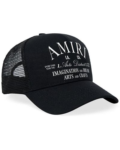 Amiri Logo Trucker Hats for Men - Up to 40% off | Lyst