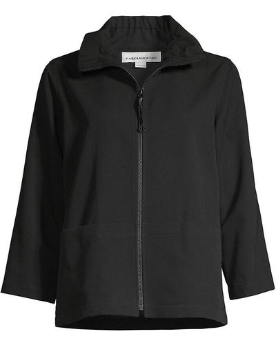 Black Caroline Rose Jackets for Women | Lyst