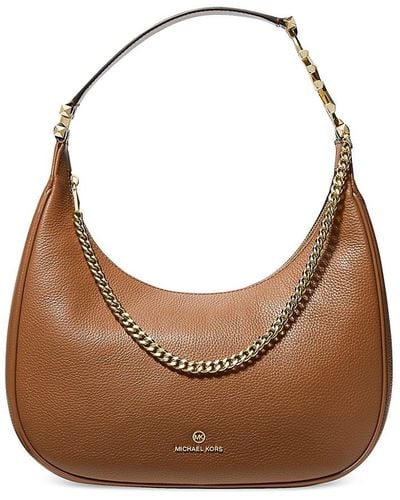 Brown MICHAEL Michael Kors Hobo bags and purses for Women | Lyst