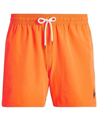 Orange Polo Ralph Lauren Beachwear for Men | Lyst