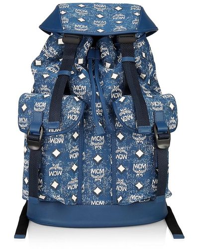 Blue Mcm Backpacks for Men - Up to 45% off | Lyst
