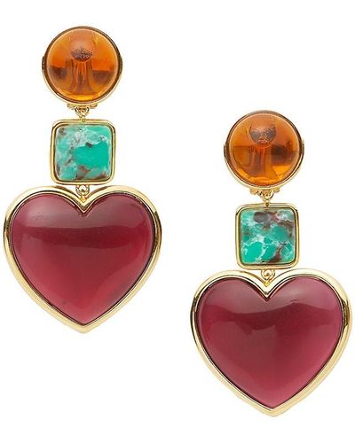 Red Lele Sadoughi Earrings and ear cuffs for Women | Lyst Red Lele Sadoughi Earrings and ear cuffs for Women | Lyst