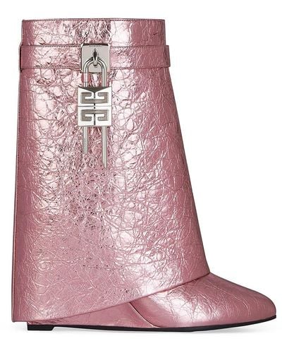 Pink Givenchy Shark Boots